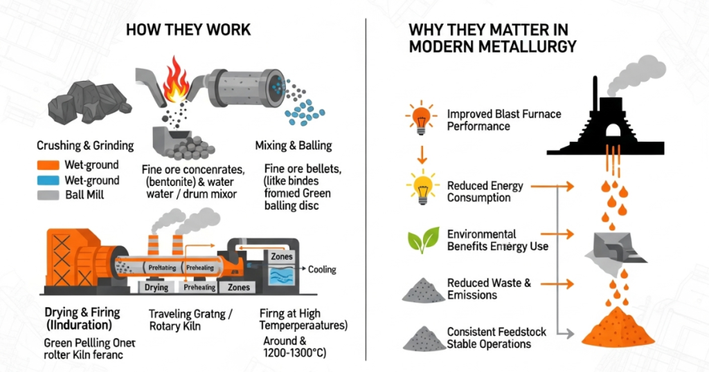 Iron Ore Pelletizing Plants: Function & Importance