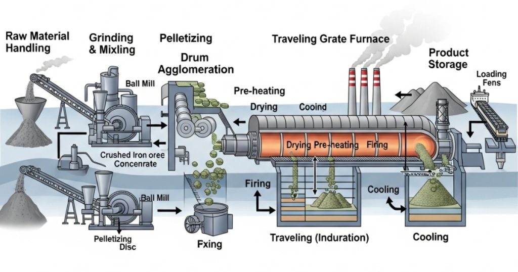 Iron Ore Pelletizing Plants: Function & Importance