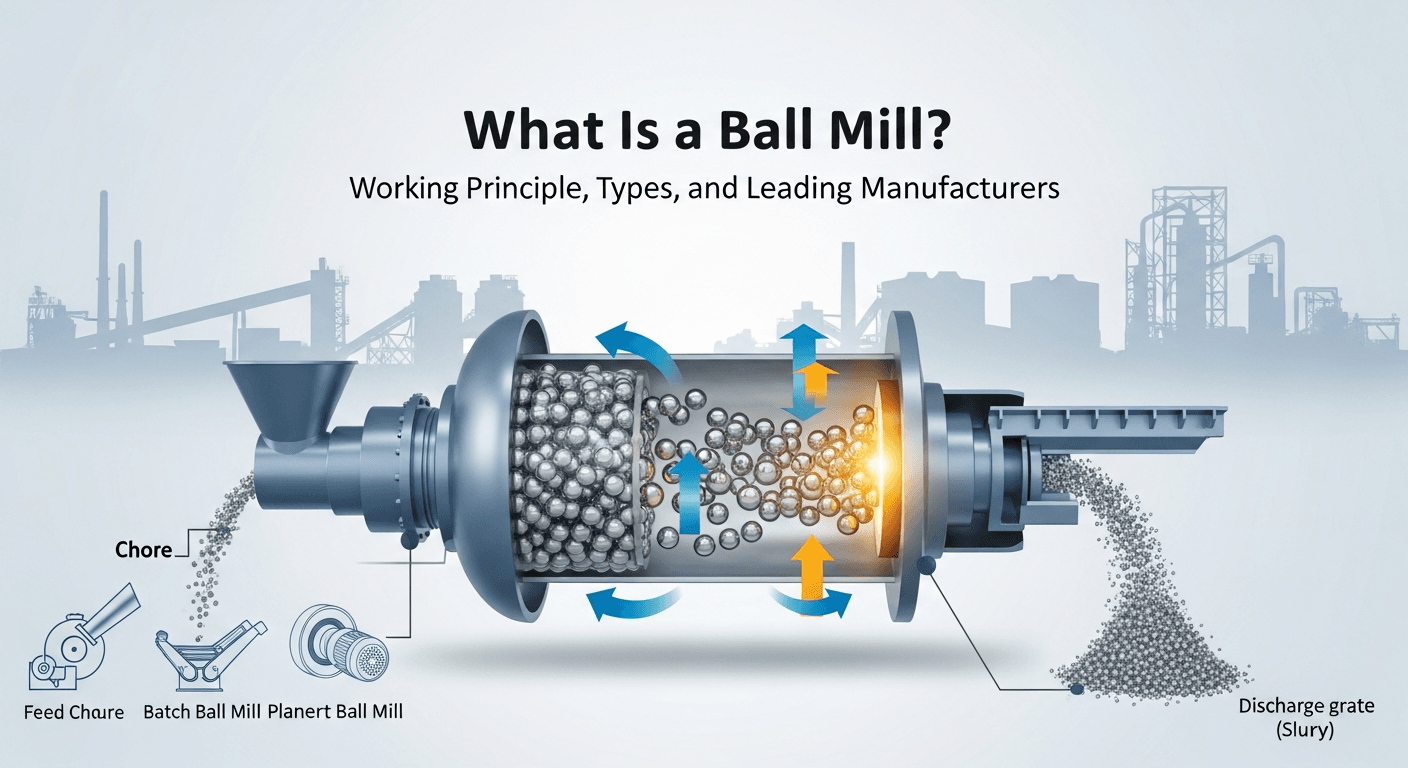 What Is a Ball Mill? Working Principle & Types 2025